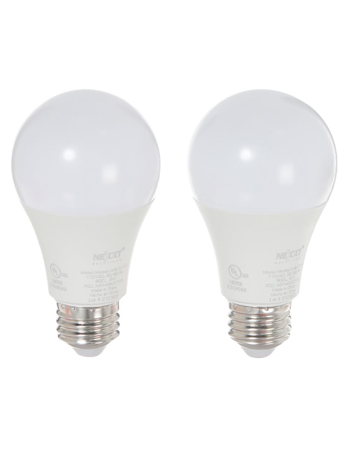 Set de focos LED Nexxt 100W de consumo 9W de iluminación 800 lúmenes 1