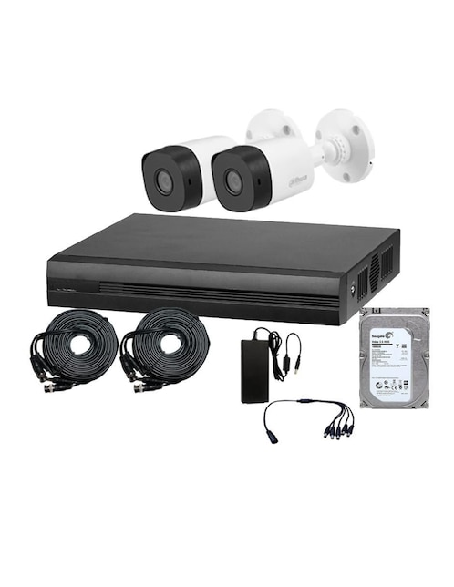 Kit 2 cámaras de seguridad Dahua Technolgy alámbrica 2K 103° con ...