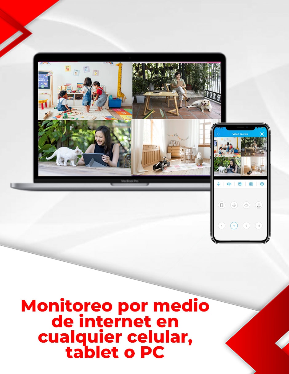 Kit 8 cámaras de seguridad Secucore Inalámbrica 2K 70° con capacidad de ...